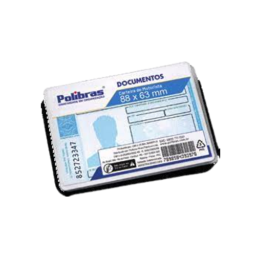 PORTA DOCUMENTO RIGIDO CNH POLIBRAS – TudoOffice